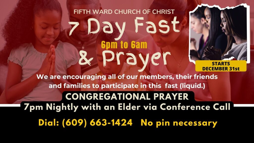 Church Events | Fifth Ward Church of Christ