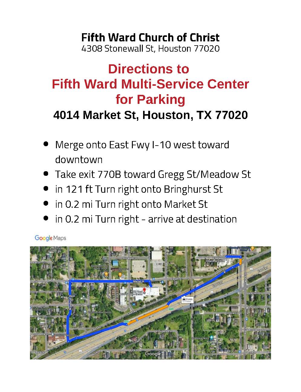 Full Attendance Sunday - Fifth Ward Church of Christ Site
