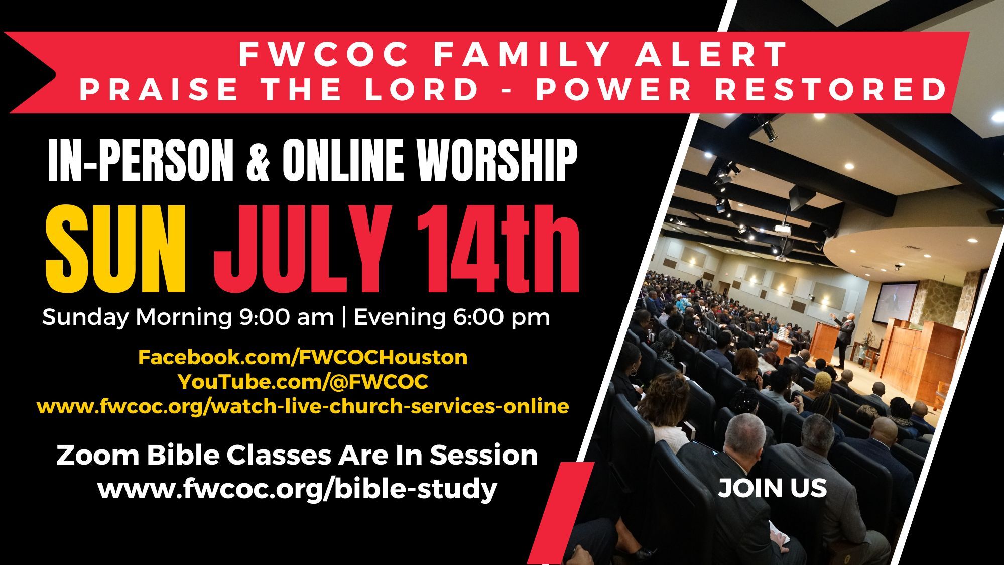 Bible Church | Houston, Texas | Fifth Ward Church of Christ